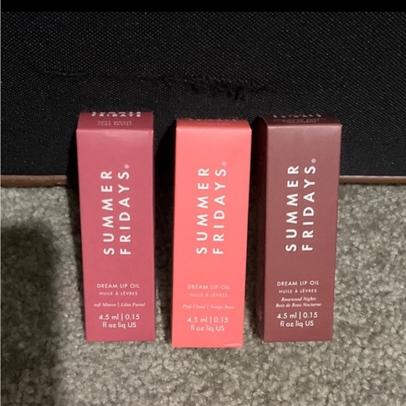 Summer Fridays | Makeup | Summer Fridays Dream Lip Oil Trio New | Poshmark